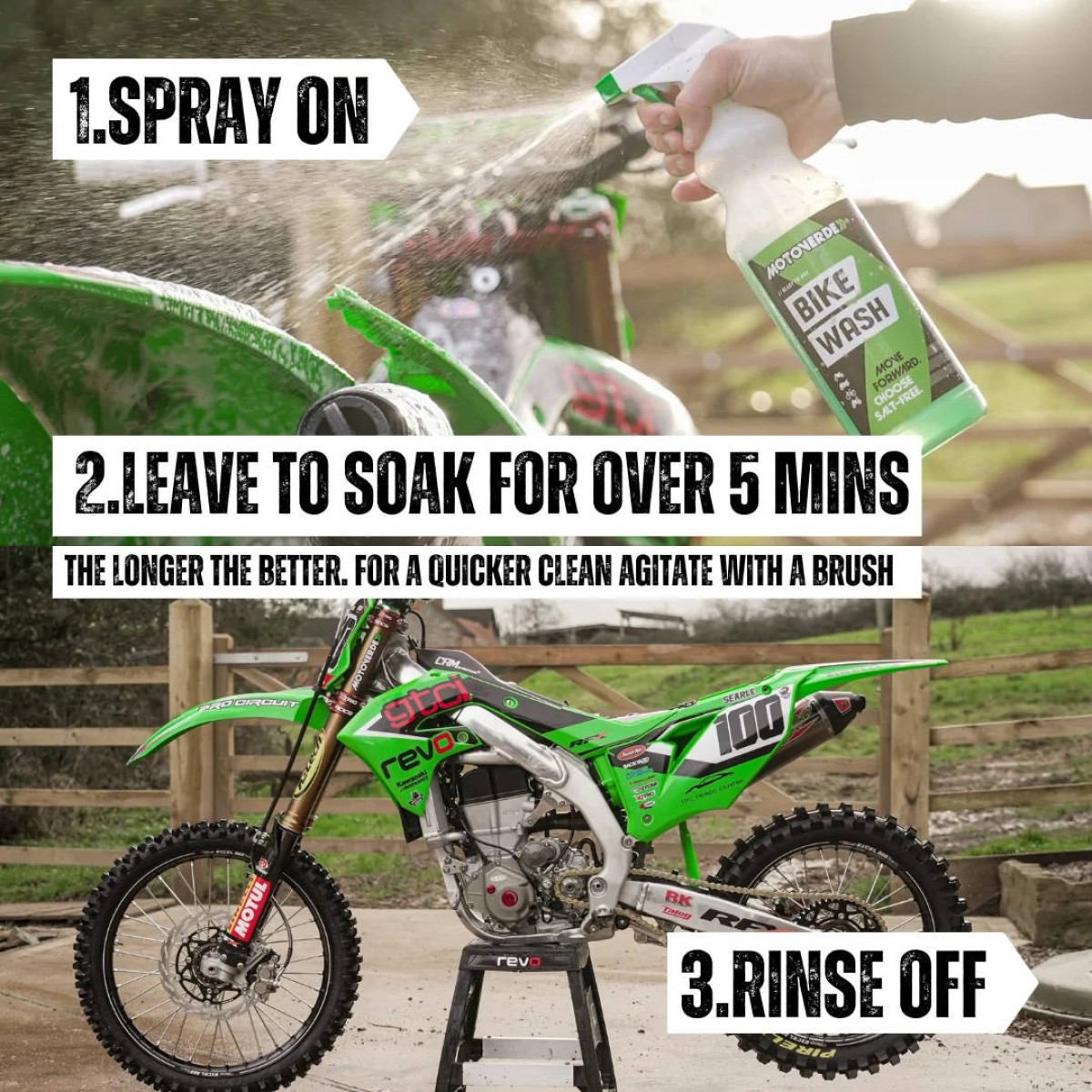 Motoverde Eco-Friendly Motorcycle Bike Cleaner Available from Farkham ...