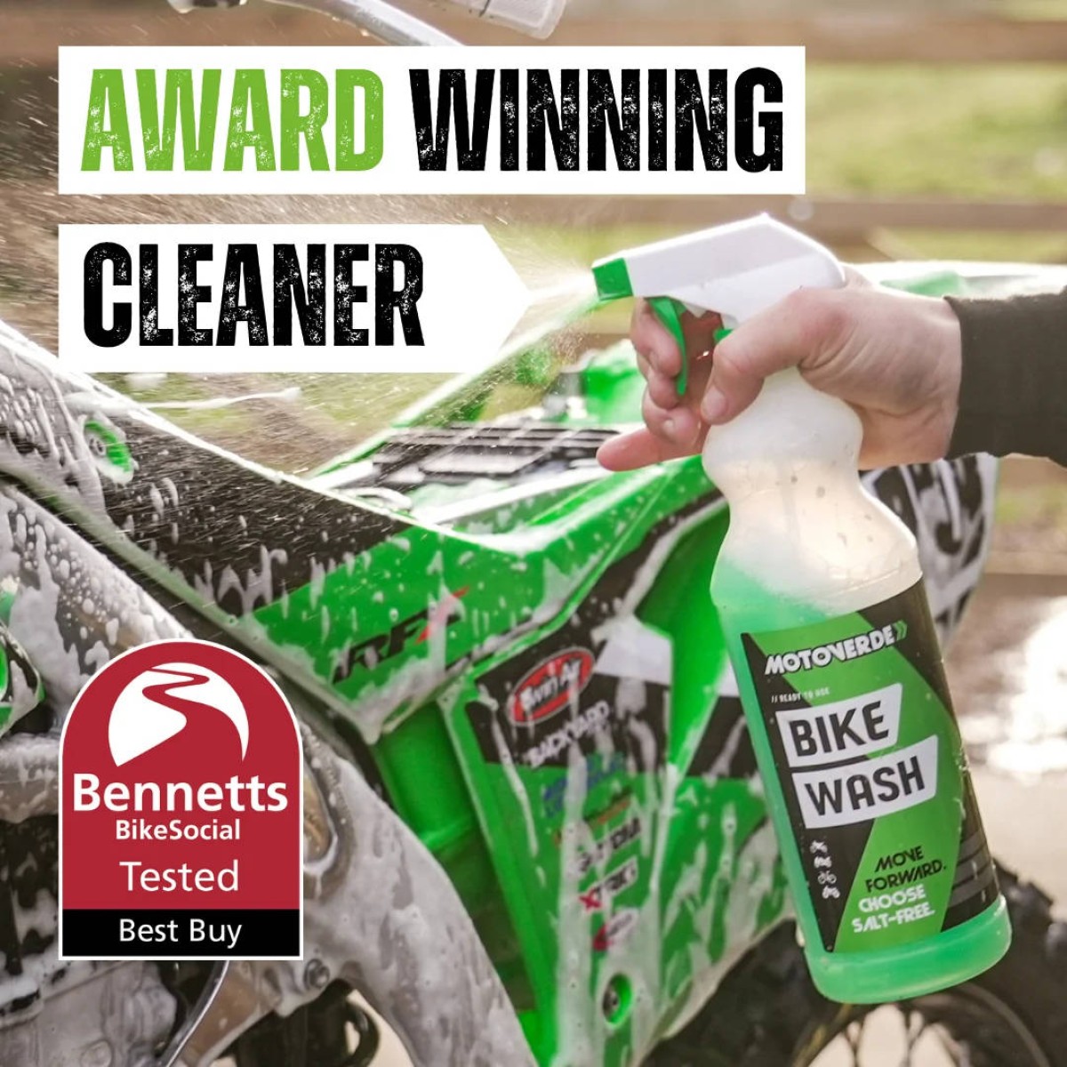 Motoverde Eco-Friendly Motorcycle Bike Cleaner Available from Farkham ...