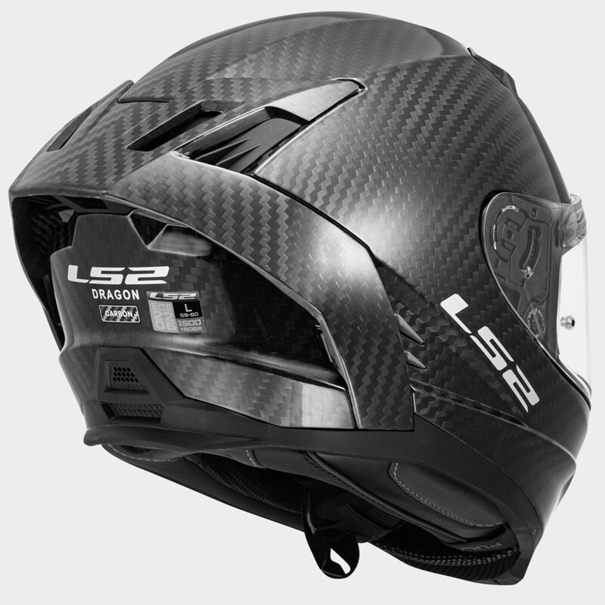 LS2 Dragon Carbon Crash Helmet Available from Farkham Hall Stores ...