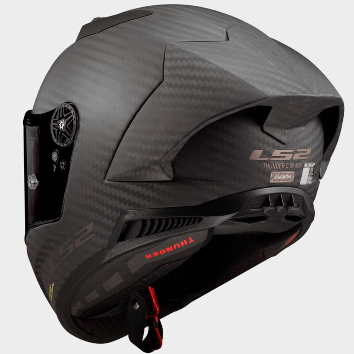 LS2 Thunder Aero Carbon Crash Helmet Available from Farkham Hall Stores ...