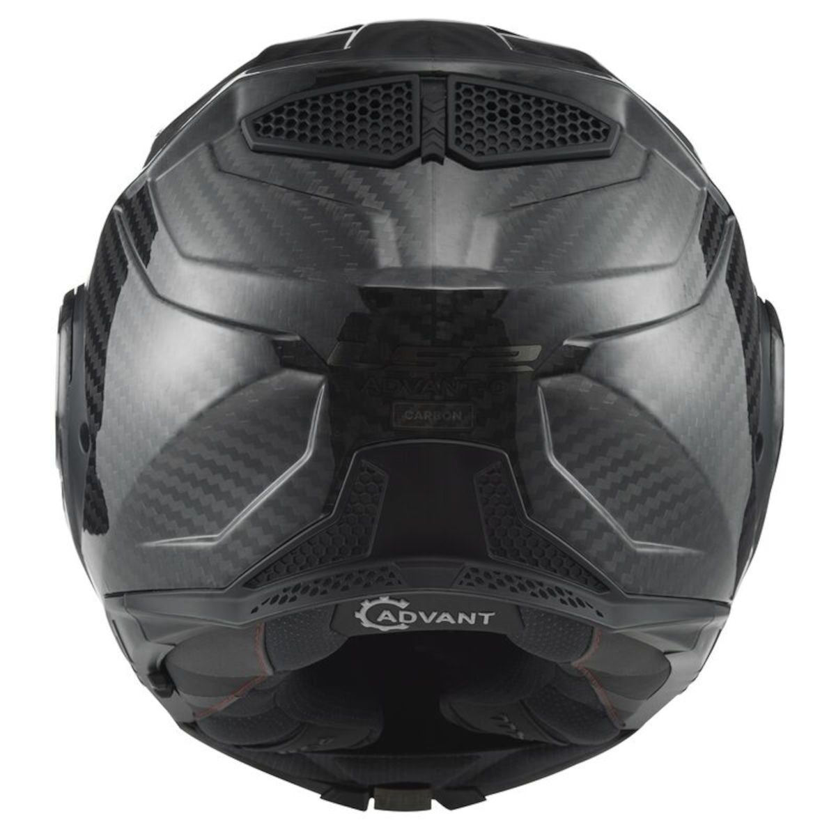 LS2 FF901 Avant X Carbon Gloss Convertible Crash Helmet Available from ...