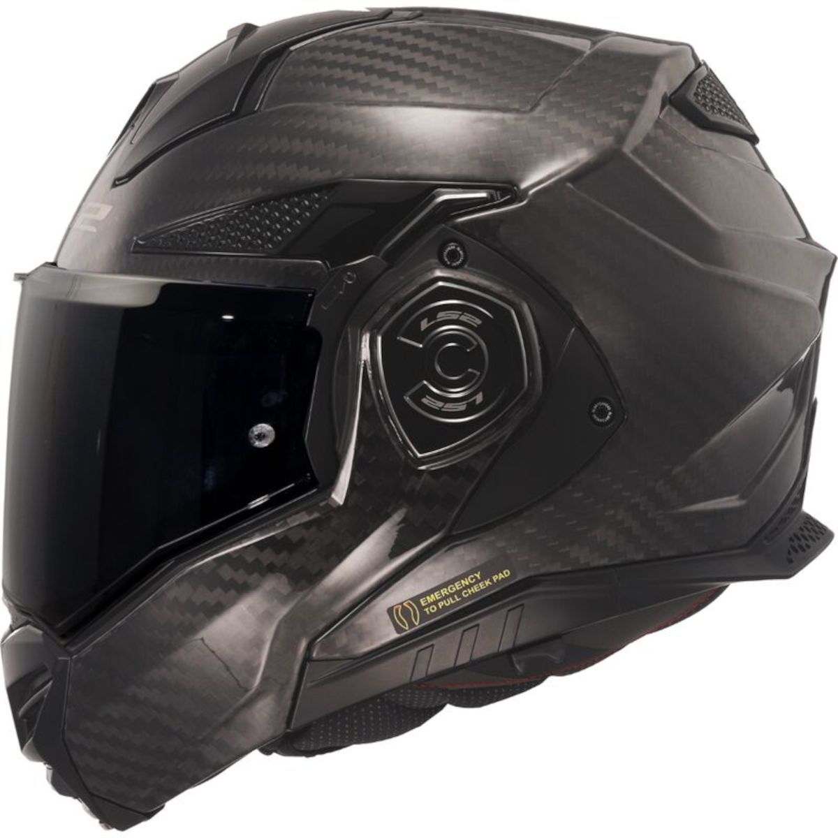 LS2 FF901 Avant X Carbon Gloss Convertible Crash Helmet Available from ...