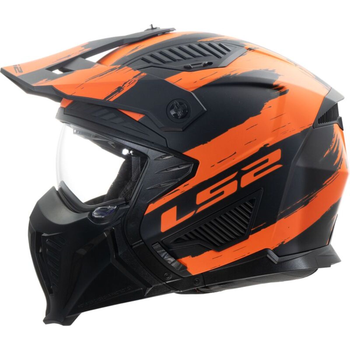 LS2 OF606 Drifter Matt Mud Open Face Crash Helmet Available from ...