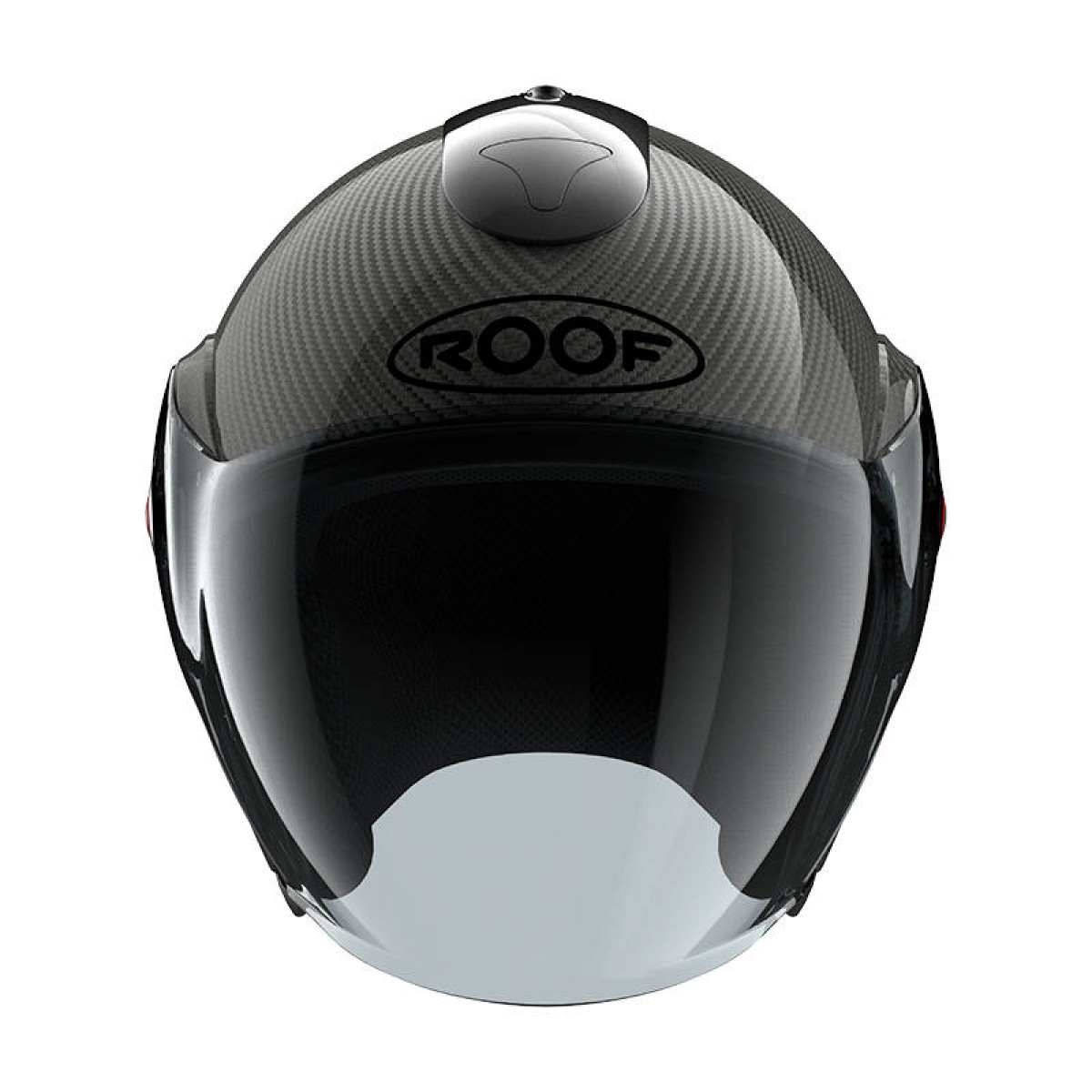 Roof Crash Helmet, Wisper Carbon Fibre Open Face Jet Helmet ECE 22/06 ...