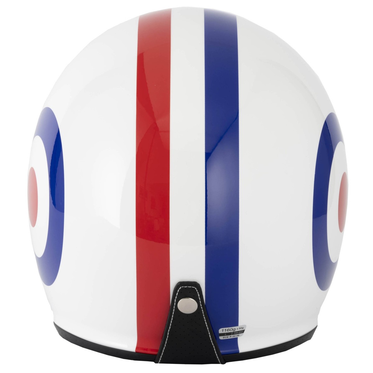 VCAN V537 RAF Roundels Retro Styled Classic Open Face Crash Helmet ...