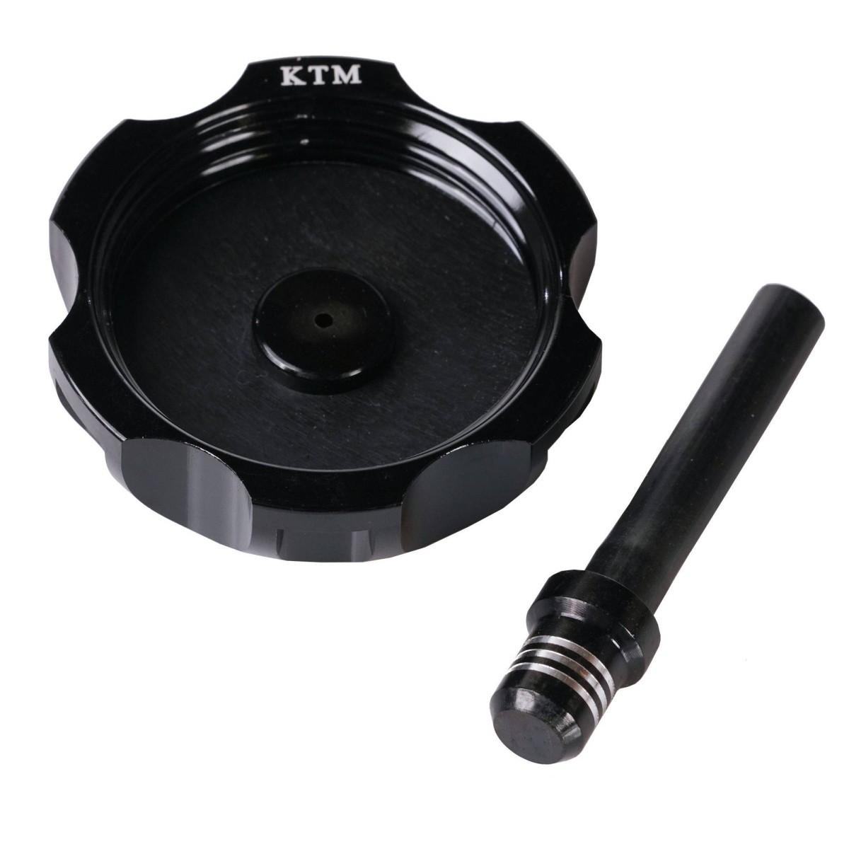 Motocross Fuel Cap 50mm Thread for Honda CRF Anodised Black