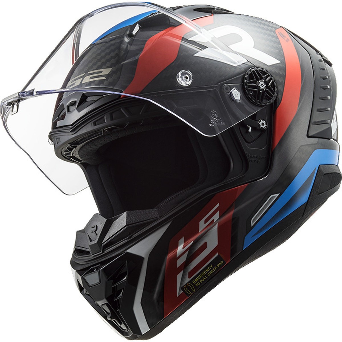 LS2 Thunder Carbon Crash Helmet Available from Farkham Hall Stores ...