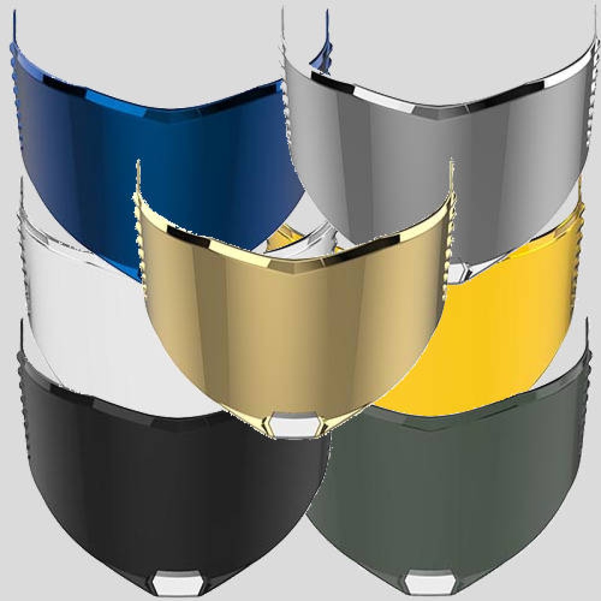 LS2 Thunder Series Full Face Crash Helmet Visors Available from Farkham ...