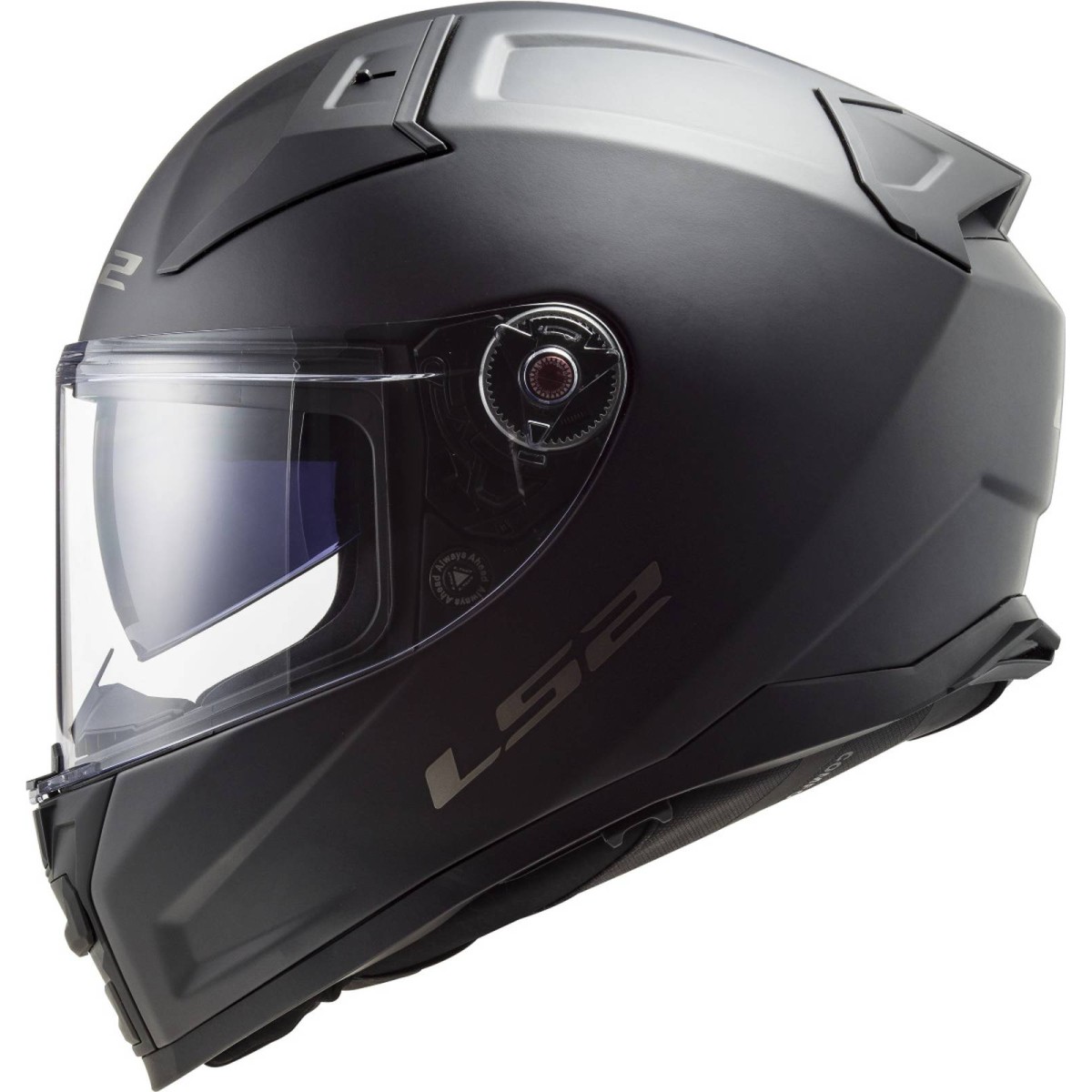 LS2 Vector II Solid Matt Black Crash Helmet Available from Farkham Hall ...