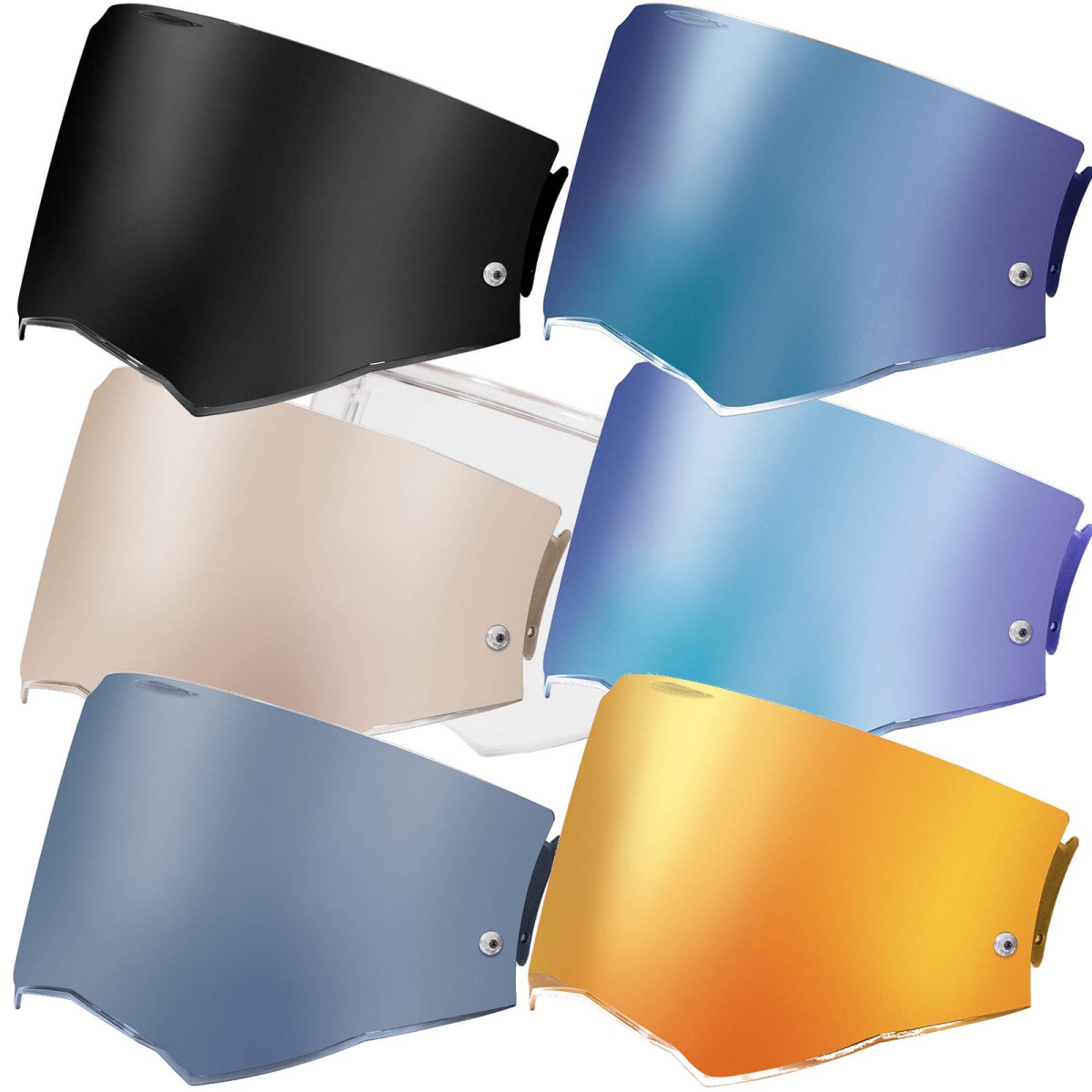 LS2 Advant X Series Modular, Flip-Front Crash Helmet Visors Available from Farkham Hall Stores ...