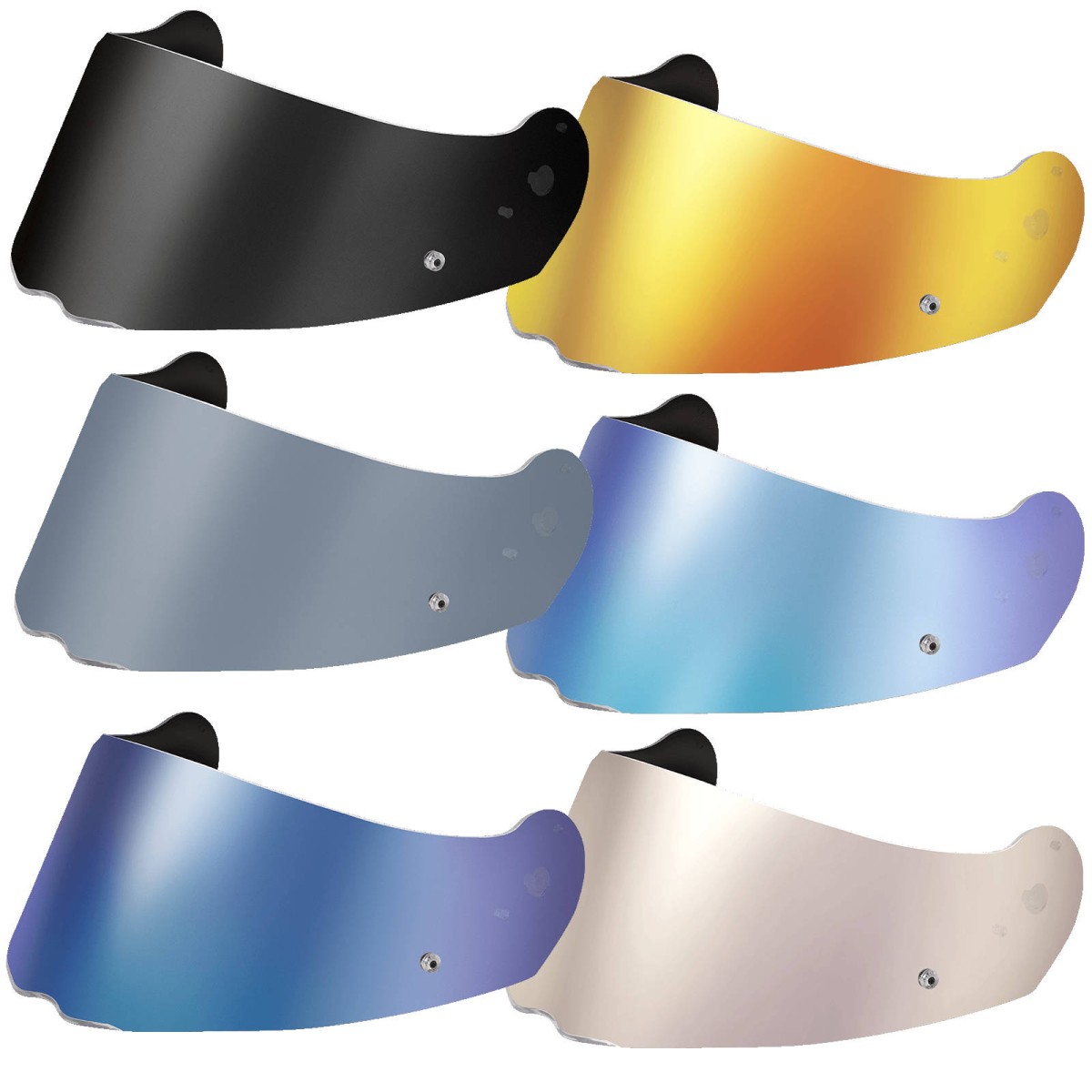 LS2 Strobe Series Modular, Flip-Front Crash Helmet Visors Available from Farkham Hall Stores ...