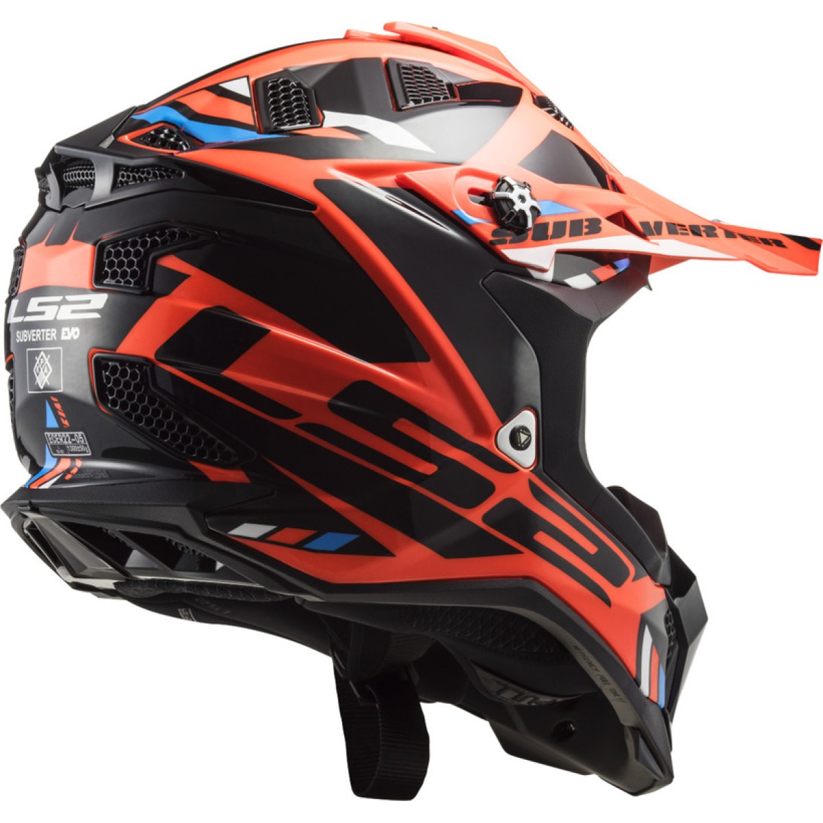LS2 FMX700 Subverter Evo-2 Motocross KPA Crash Helmet Available from ...