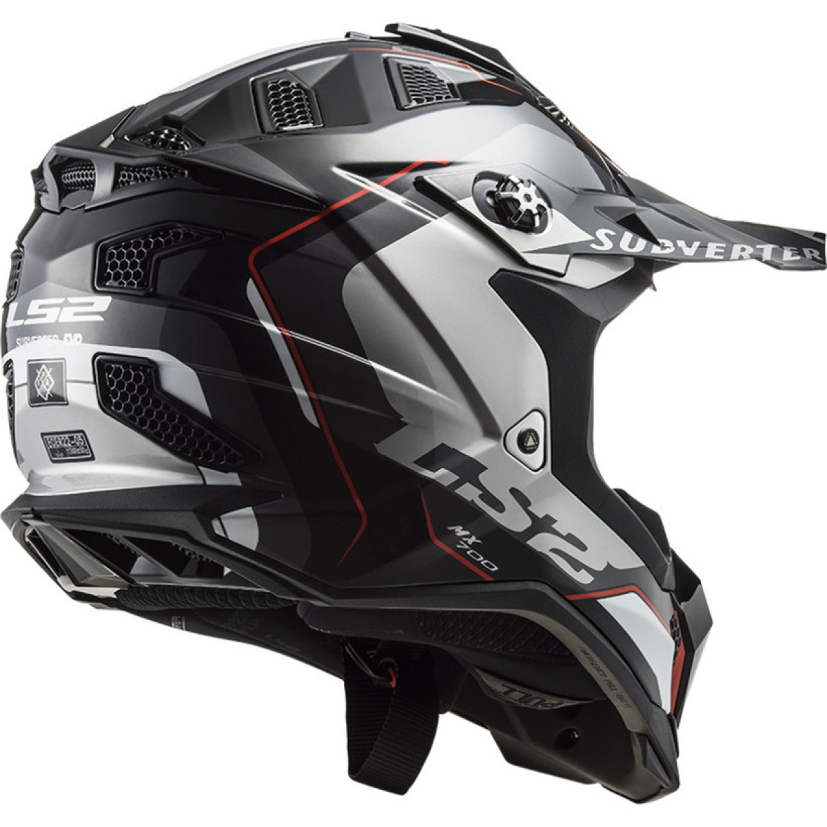 LS2 FMX700 Subverter Evo-2 Motocross KPA Crash Helmet Available from ...