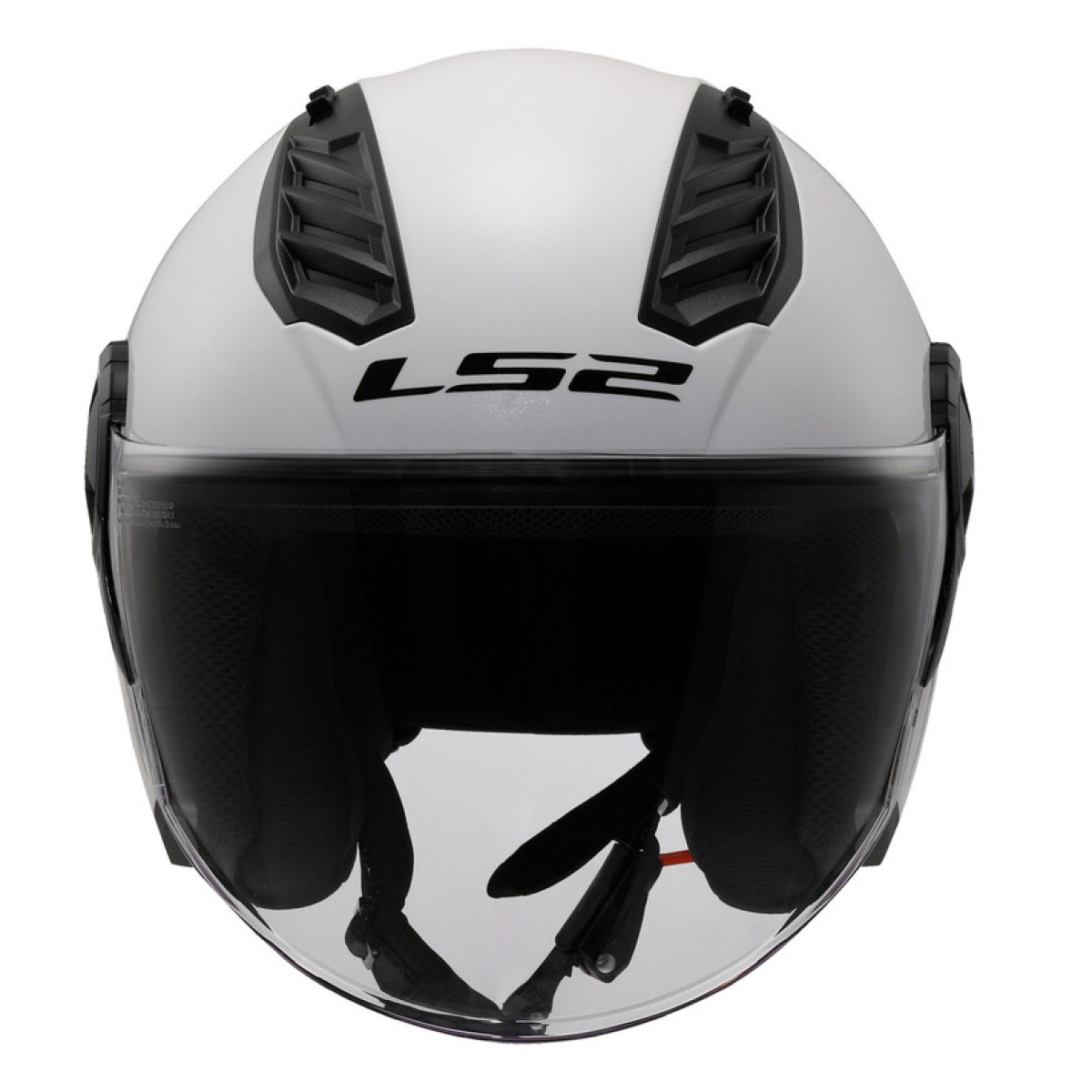 LS2 OF616 Airflow Gloss White Open Face Crash Helmet Available from ...