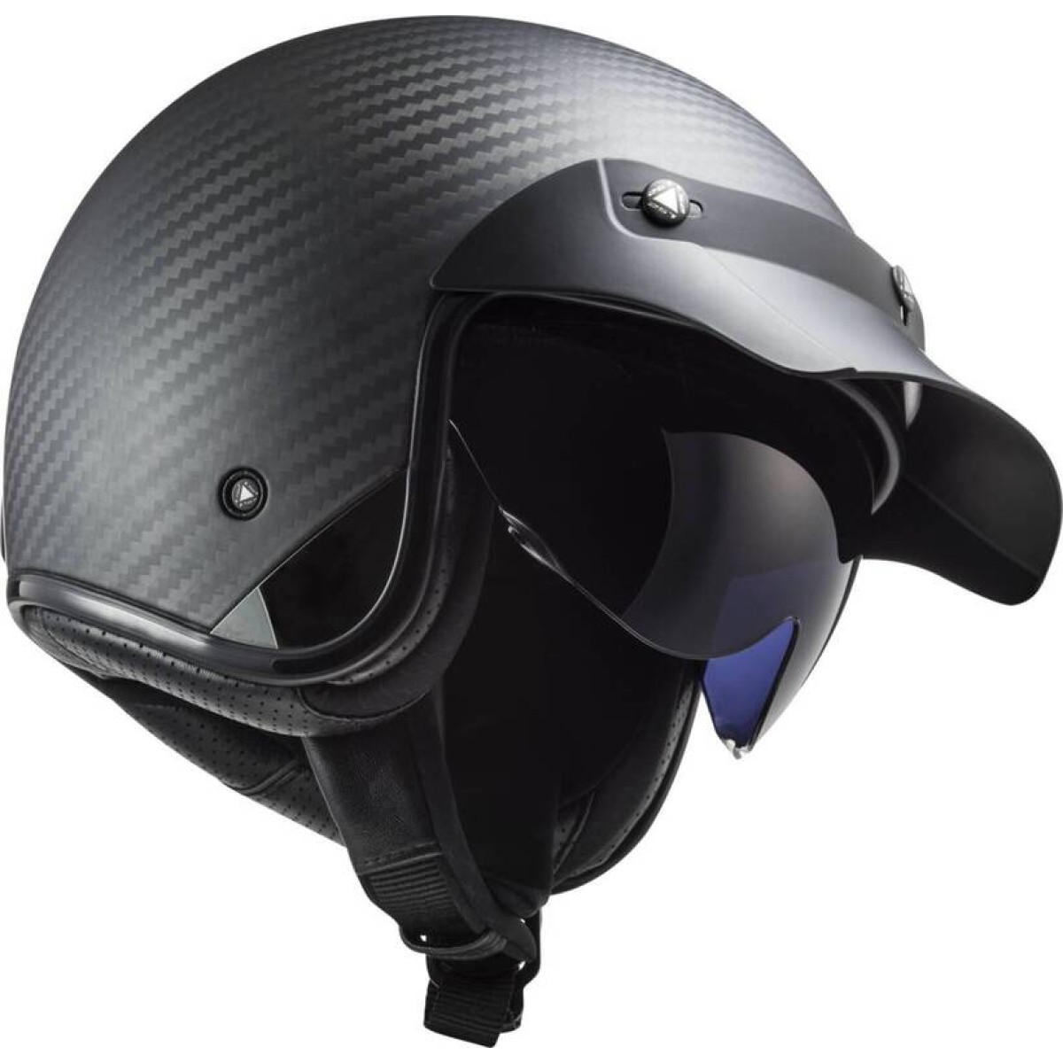 LS2 Bob II Carbon Open Face Crash Helmet Available from Farkham Hall ...