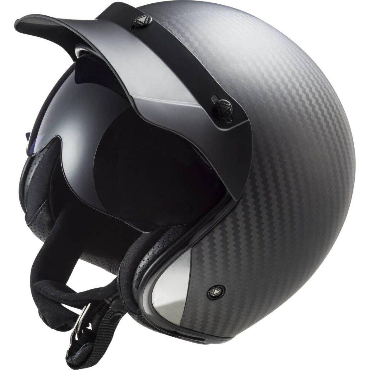 LS2 Bob II Carbon Open Face Crash Helmet Available from Farkham Hall ...