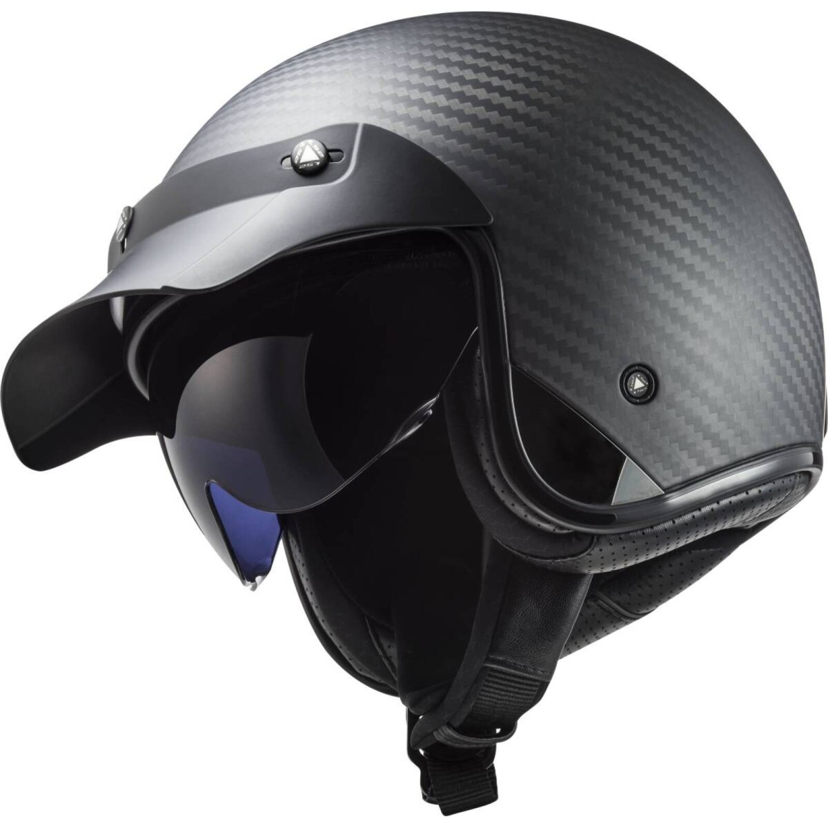 LS2 Bob II Carbon Open Face Crash Helmet Available from Farkham Hall ...