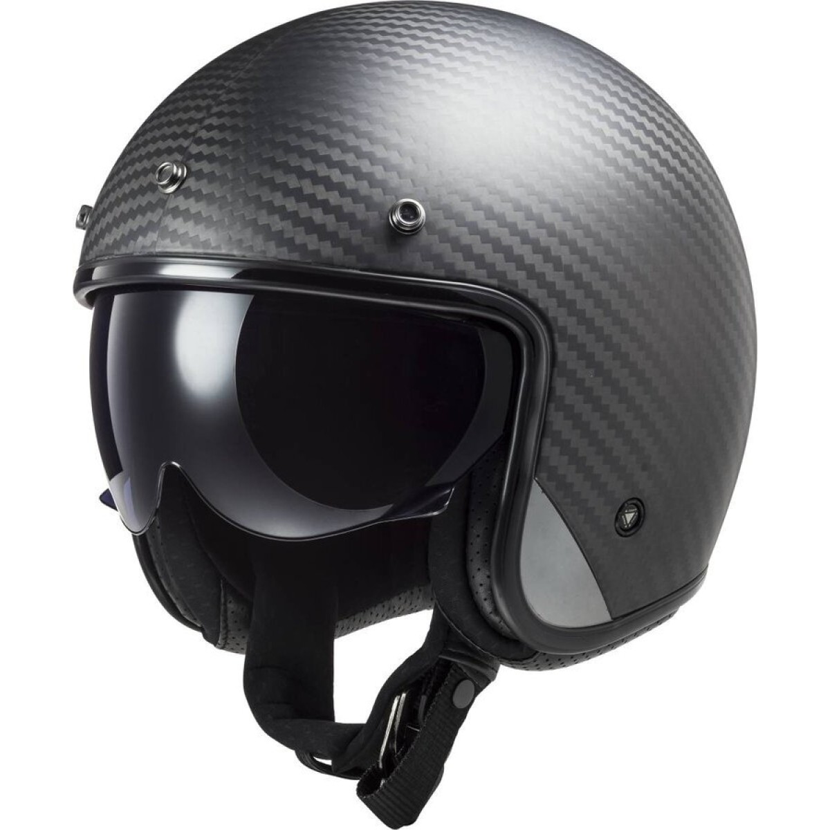 LS2 Bob II Carbon Open Face Crash Helmet Available from Farkham Hall ...