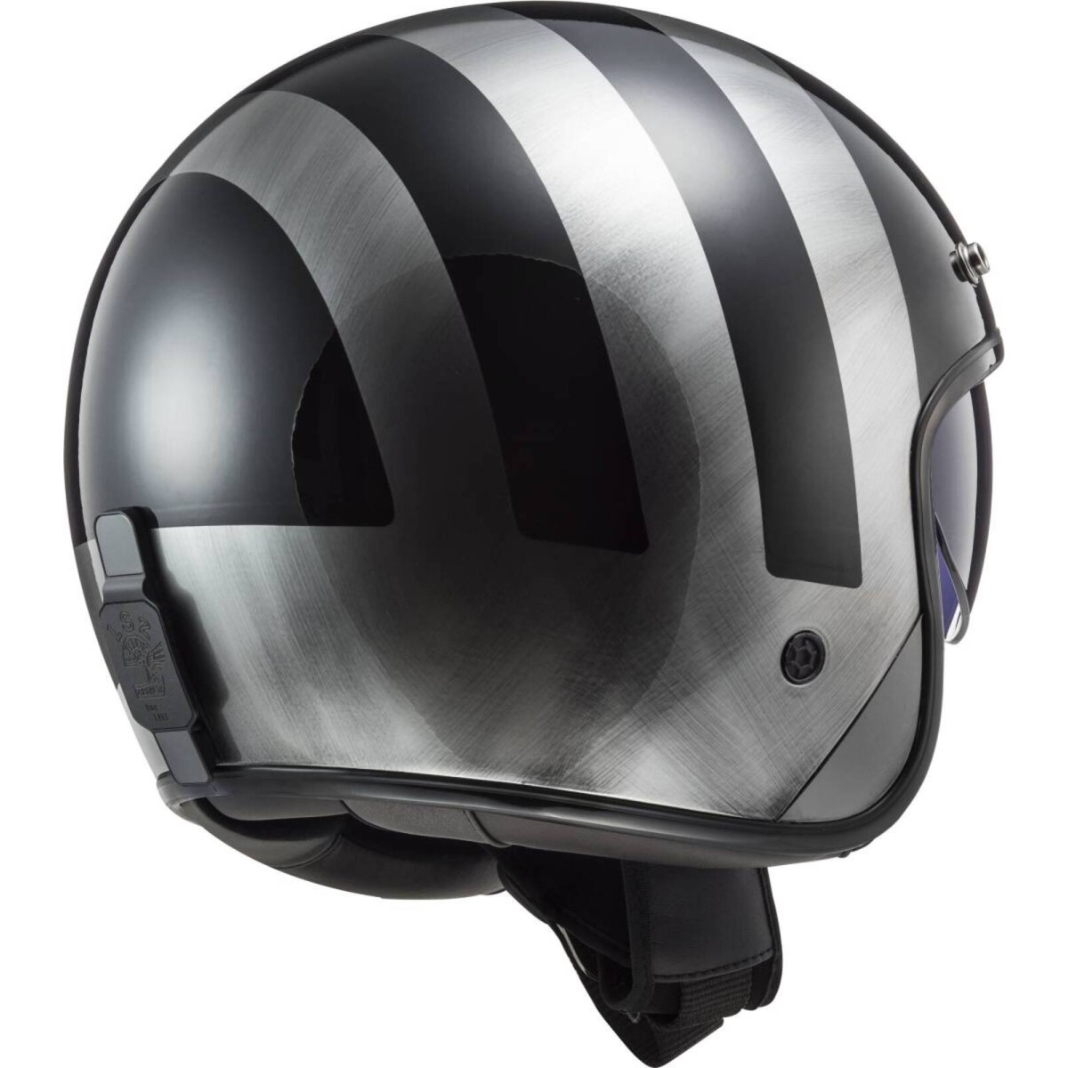 LS2 Bob II Lines Black Jeans Open Face Crash Helmet Available from ...