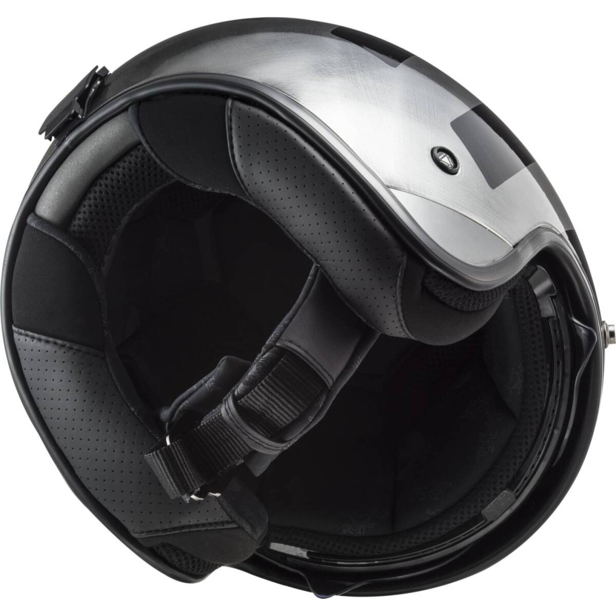 LS2 Bob II Lines Black Jeans Open Face Crash Helmet Available from ...