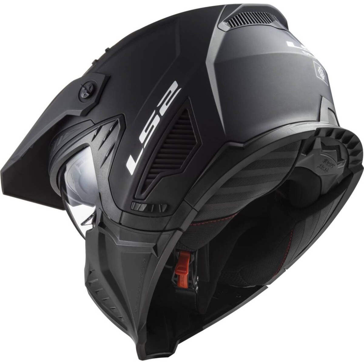 LS2 OF606 Drifter Matt Black Open Face Crash Helmet Available from ...