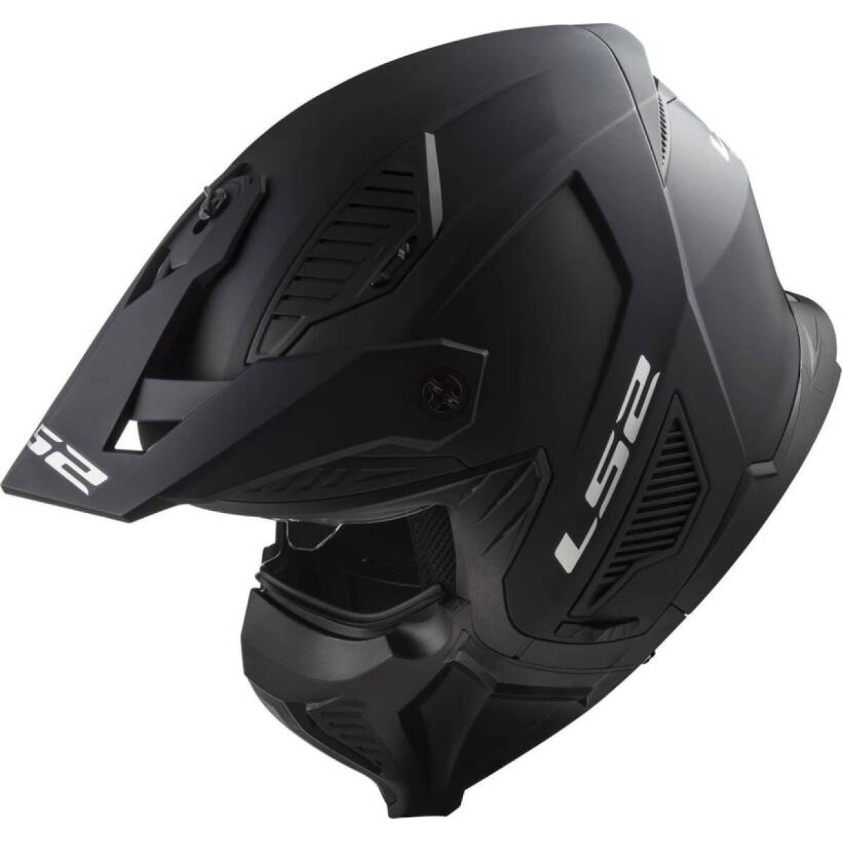 LS2 OF606 Drifter Matt Black Open Face Crash Helmet Available from ...