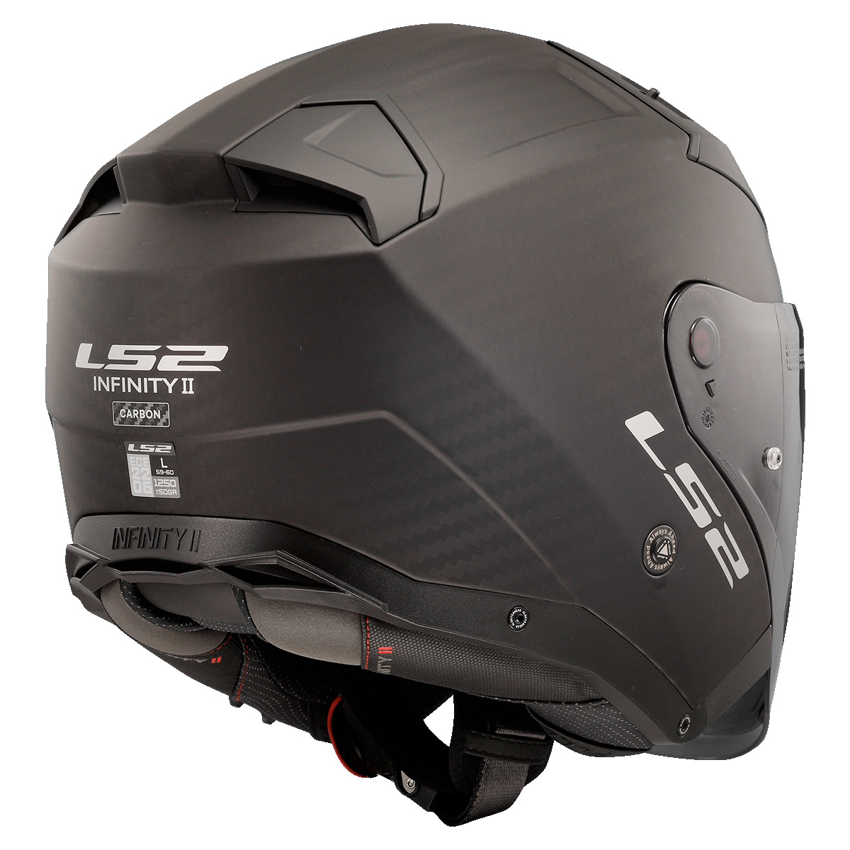 LS2 OF 603 iNFINITY II Carbon Open Face Crash Helmet Available from ...