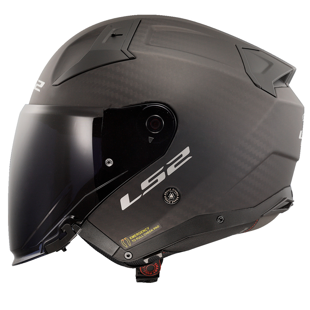LS2 OF 603 iNFINITY II Carbon Open Face Crash Helmet Available from ...