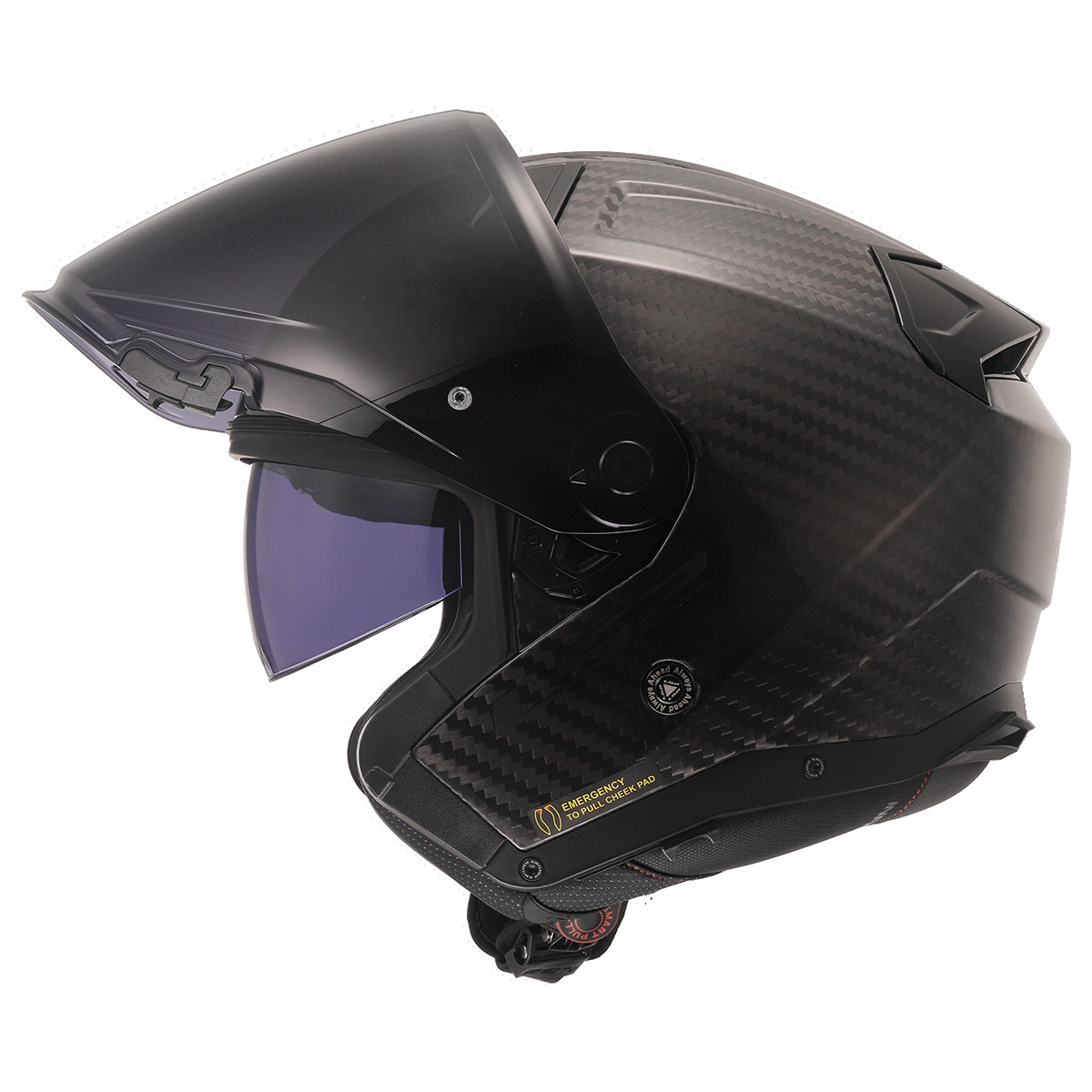 LS2 OF 603 iNFINITY II Carbon Open Face Crash Helmet Available from ...