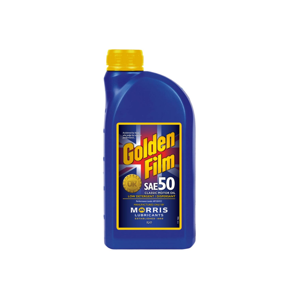 Morris Lubricants Golden Film SAE50 Monograde Oil, 1 Litre Bottle ...