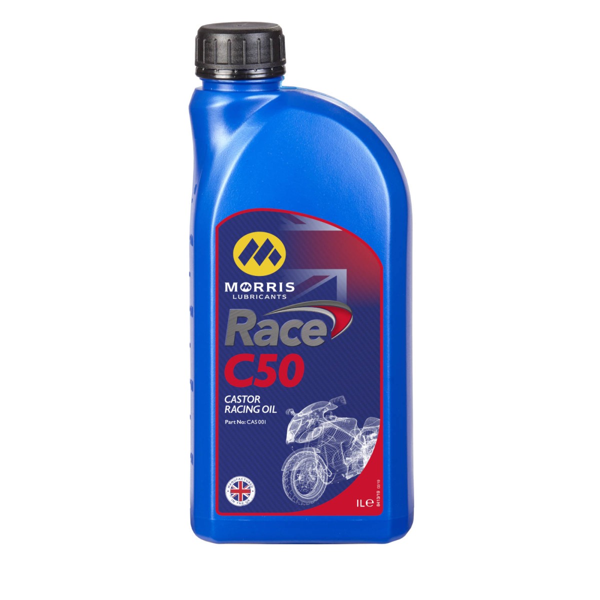 Morris Lubricants Race C50 Castor Based SAE50 Monograde Oil, 1 Litre ...