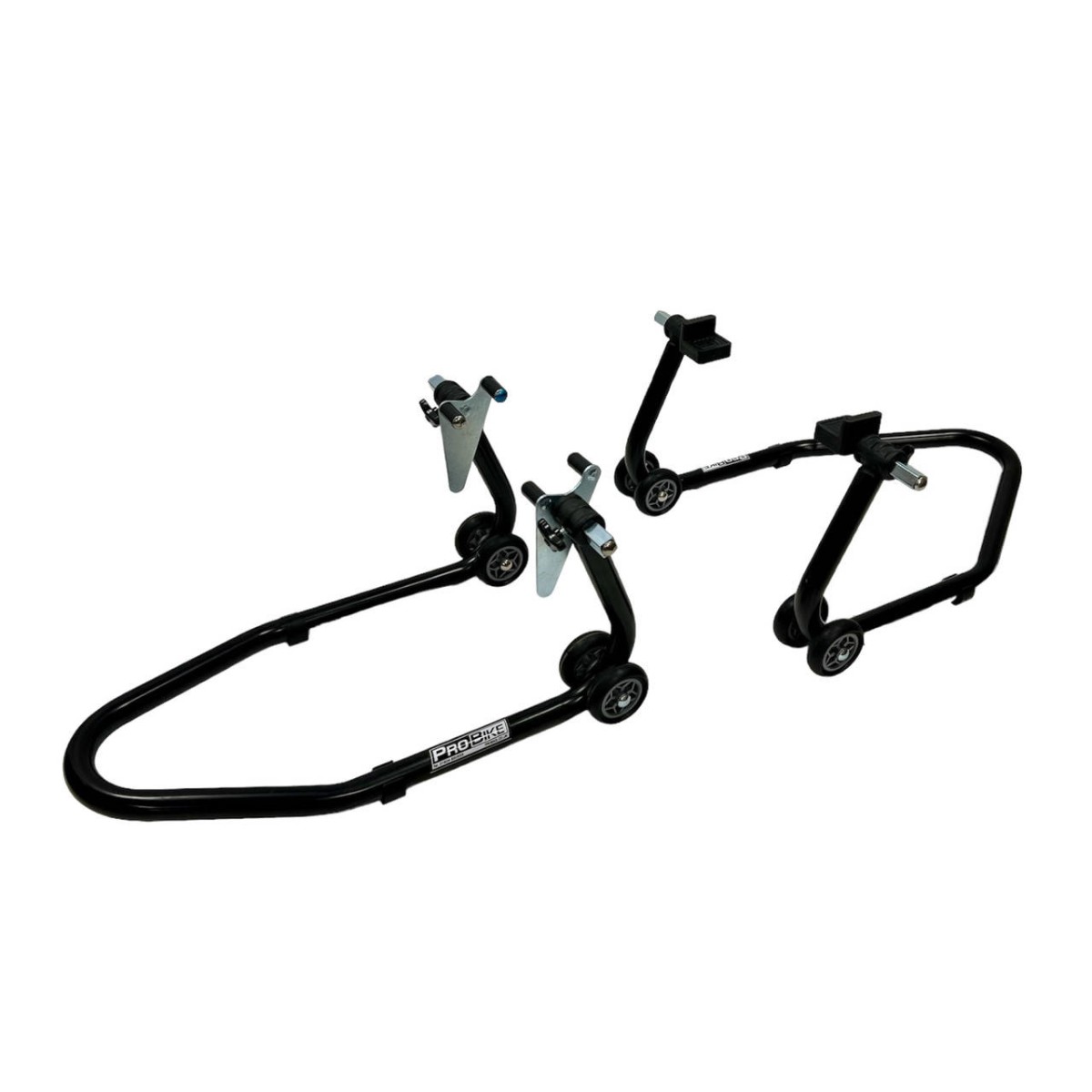 Universal Motorcycle Pair of Front & Rear Heavy Duty Pro Quality ...