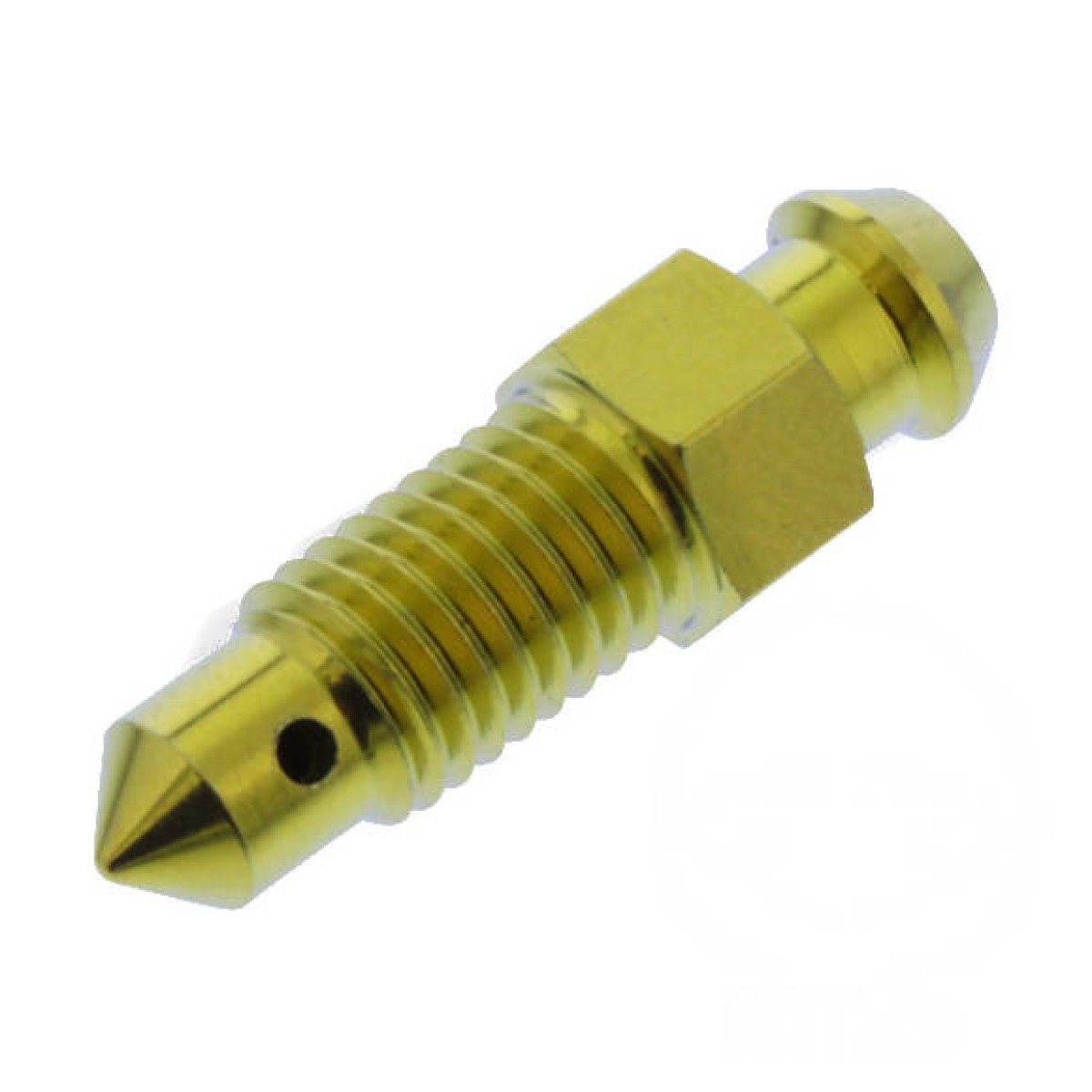 M7 x 1.0 Bleed Nipple in Gold Anodised Titanium Available from Farkham ...